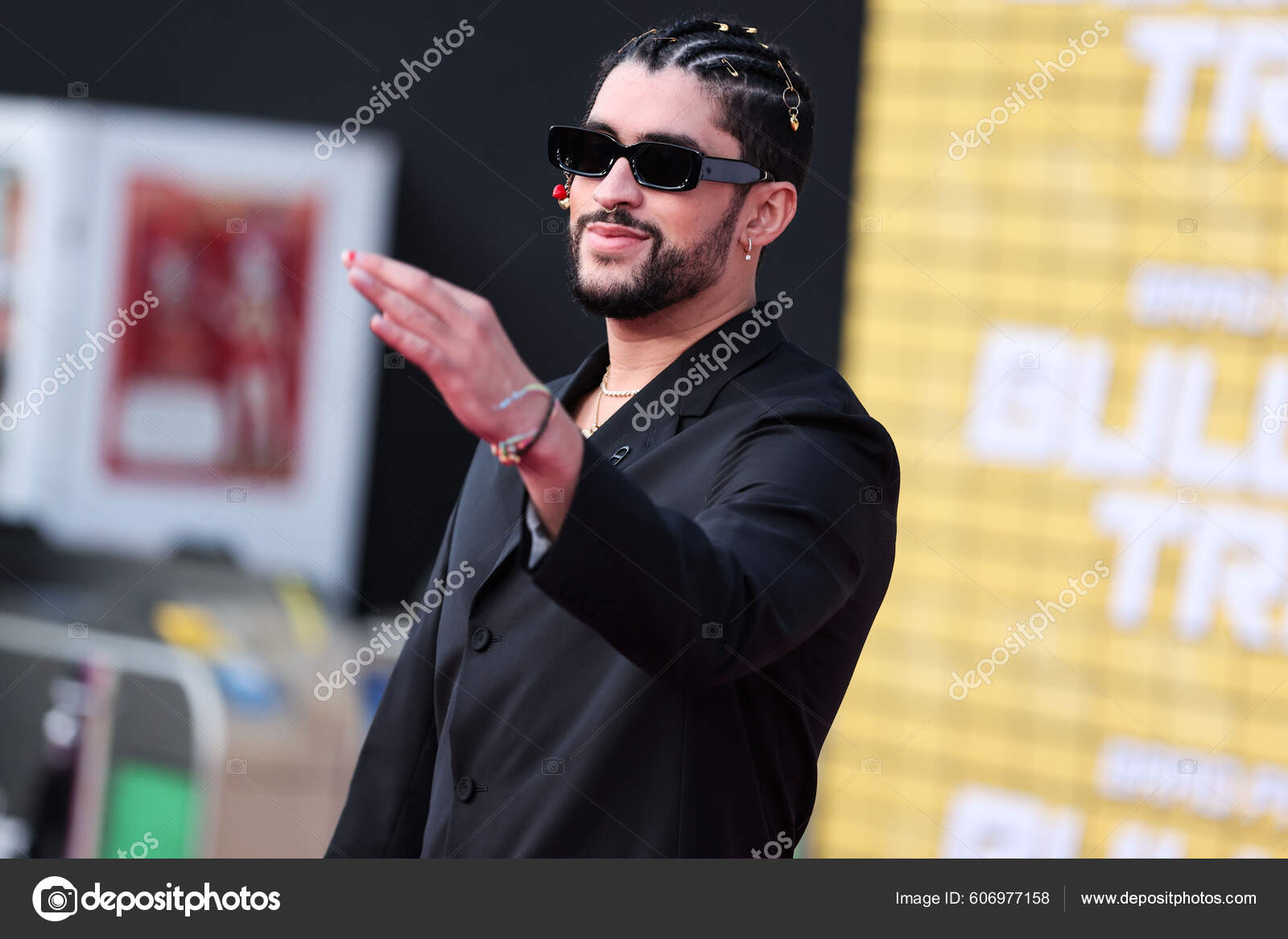 Puerto Rican Rapper Bad Bunny Benito Antonio Martnez Ocasio Wearing ...