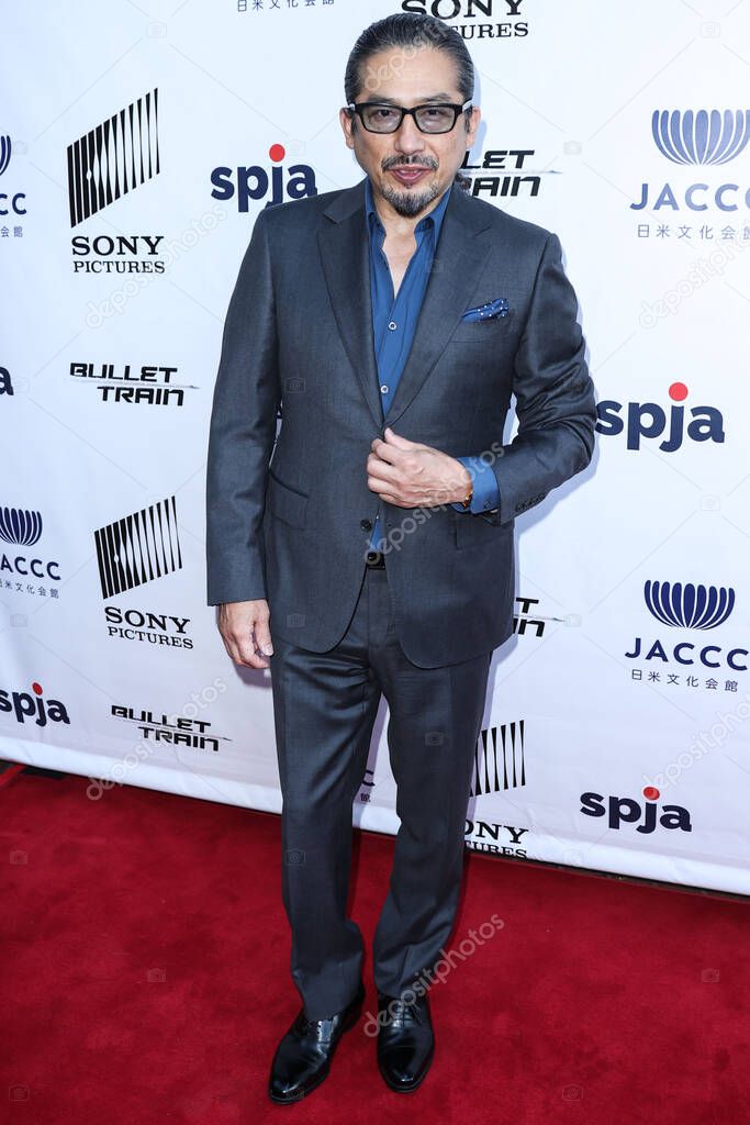 El actor y artista marcial japonés Hiroyuki Sanada llega a la ...
