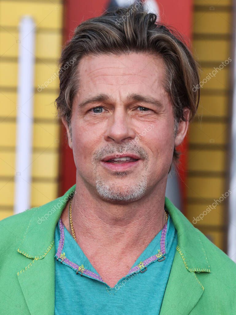 El actor estadounidense Brad Pitt llega al estreno de Sony Pictures ...