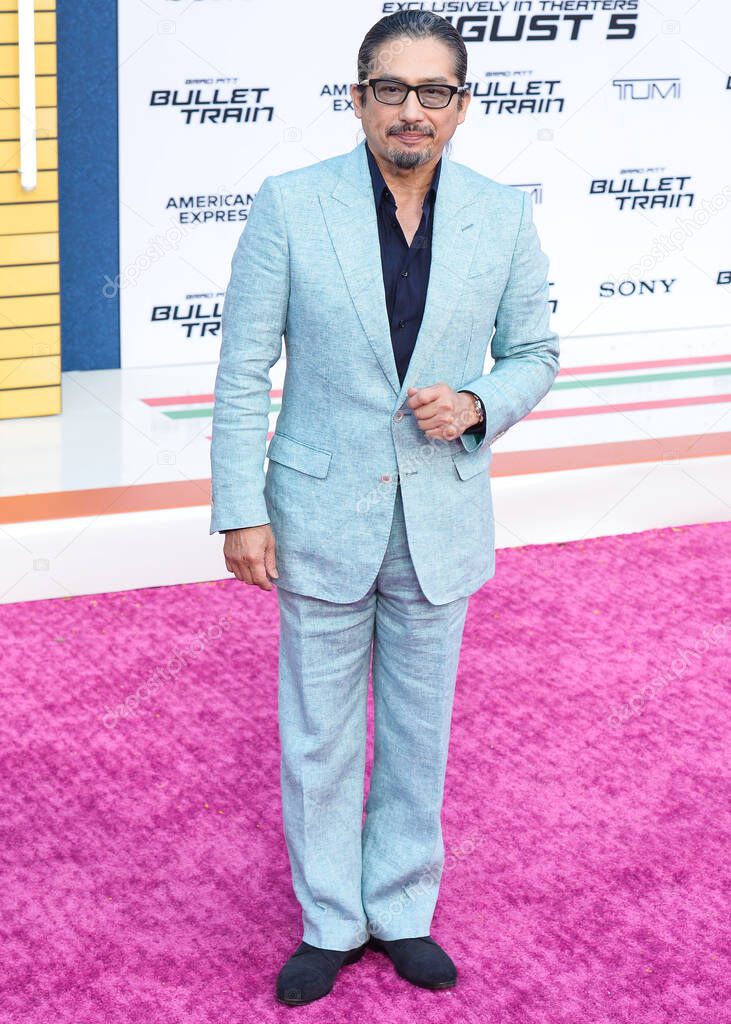 El actor japon s Hiroyuki Sanada llega al Premiere Of Sony Pictures ...