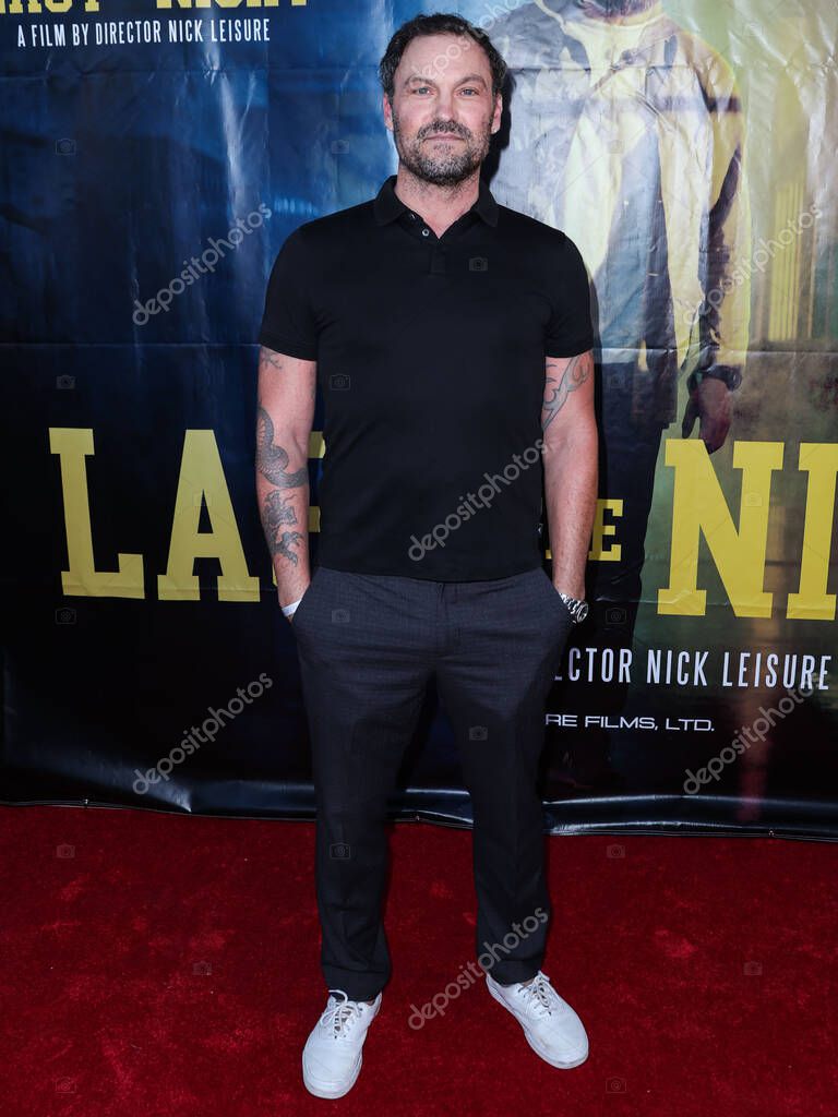 El actor estadounidense Brian Austin Green llega al estreno en Los ...