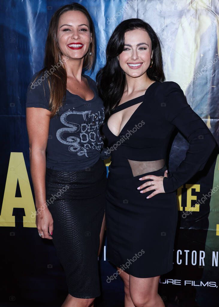 La actriz siciliano-americana Eve Mauro y la actriz Makena Taylor ...