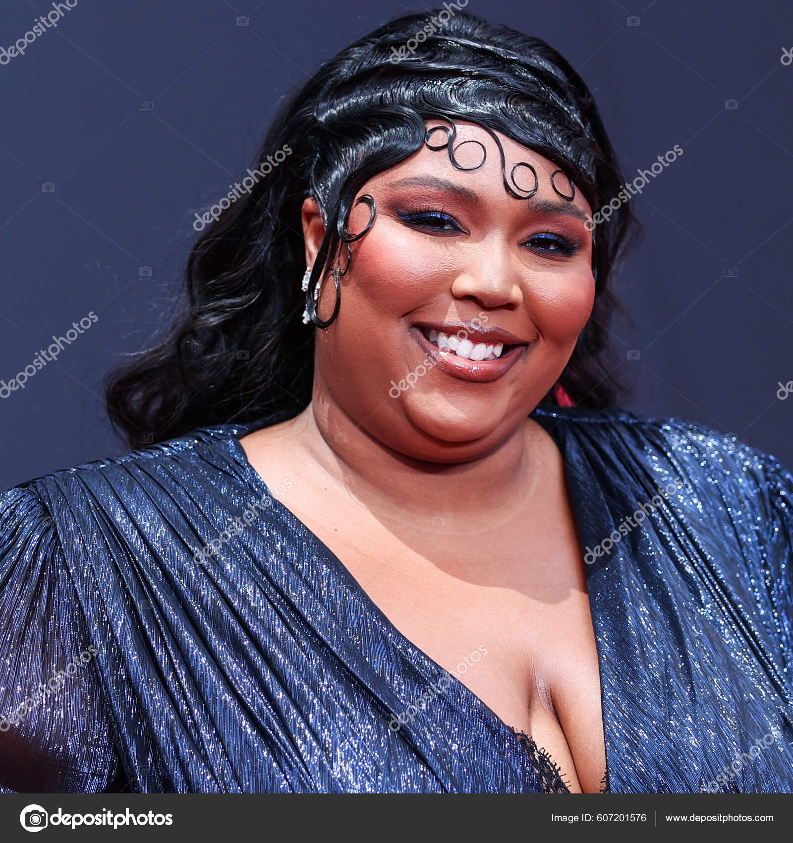 American Singer Lizzo Wearing Custom Gucci Feathered Gown Arrives Bet ...
