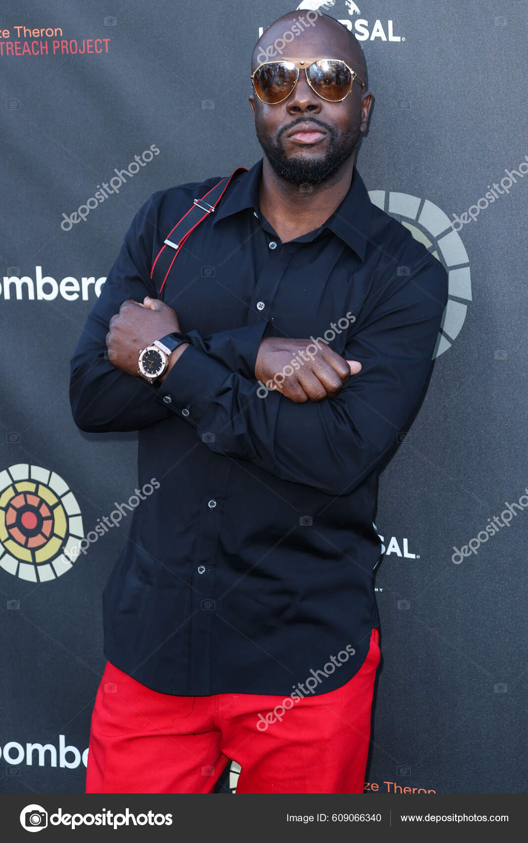 Haitian Rapper Wyclef Jean Arrives Charlize Theron Africa Outreach ...