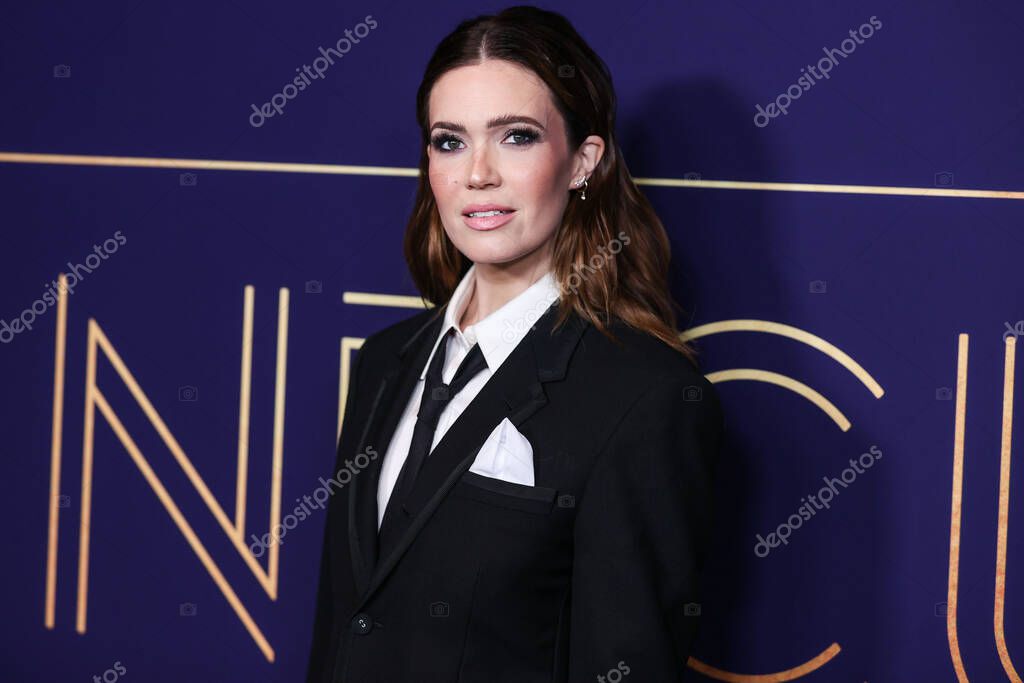 La cantante y actriz estadounidense Mandy Moore llega al evento FYC House Closing Night Music de ...