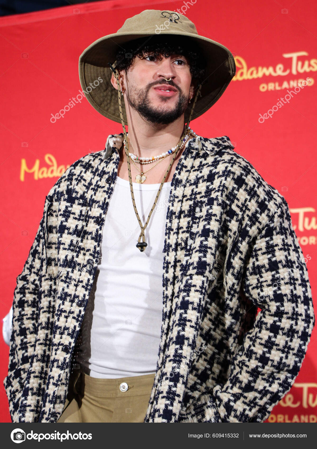 Puerto Rican Rapper Bad Bunny Reveals Wax Figures Madame Tussauds ...