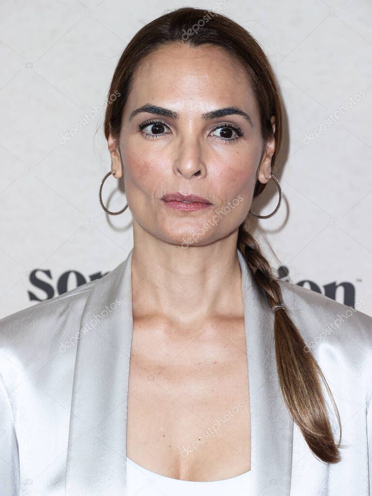 La ex actriz y ex modelo estadounidense Talisa Soto llega al estreno de ...