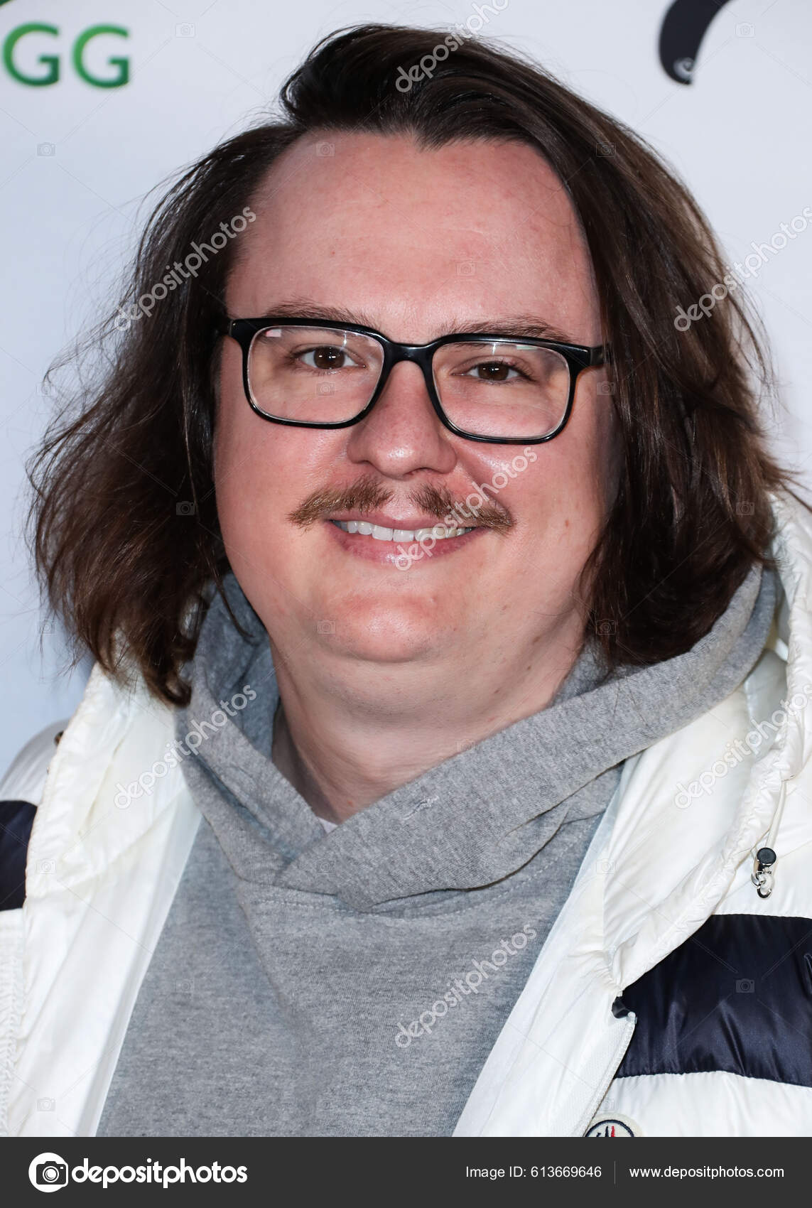 Actor Clark Duke Arrives Katie Welch Jordan Kuker's 8Th Annual — Stock ...