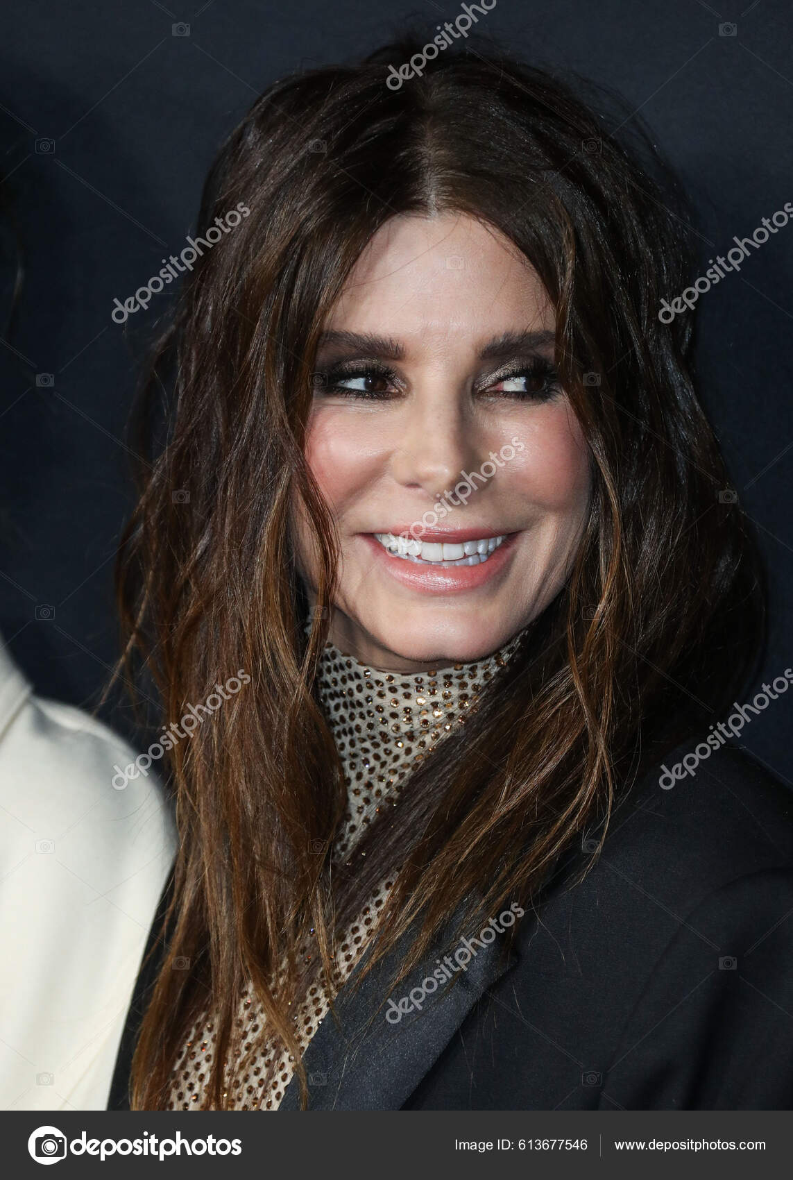 Actress Sandra Bullock Wearing Stella Mccartney Jumpsuit Tyler Ellis ...