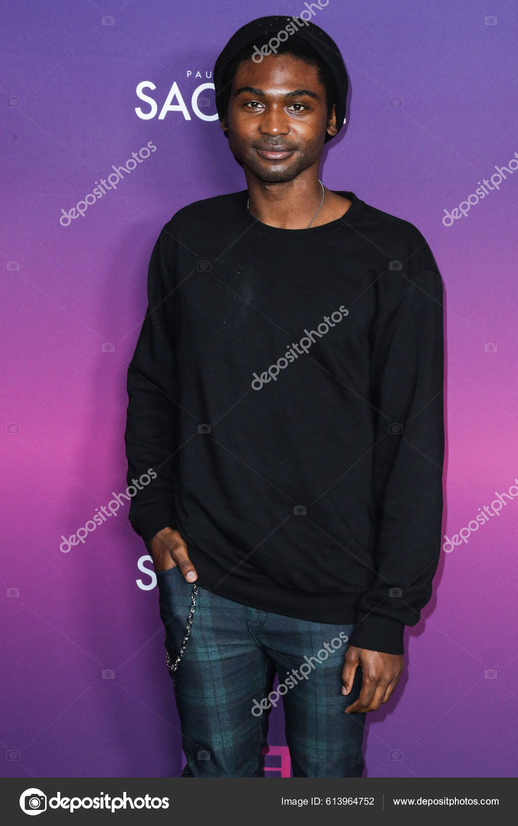 Actor Frankie Smith Arrives Los Angeles Special Screening Paula Patton ...