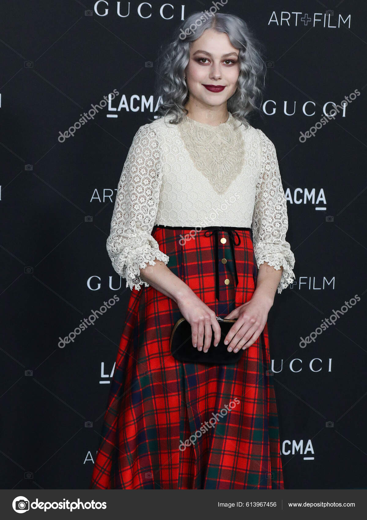 Singer Songwriter Phoebe Bridgers Wearing Gucci Outfit Arrives 10Th ...