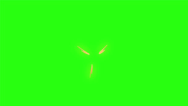 Loop Animation Spark Green Screen Background — Stock Video © bithkobith ...