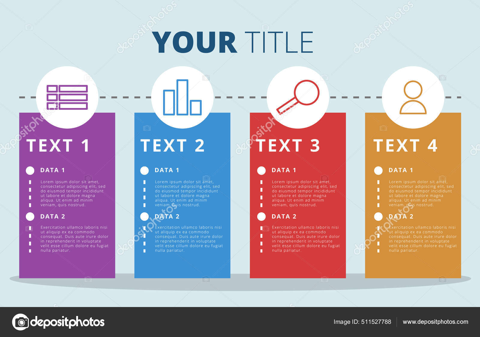 Creative Diagram Report Business Plan Concept Infographic Element ...