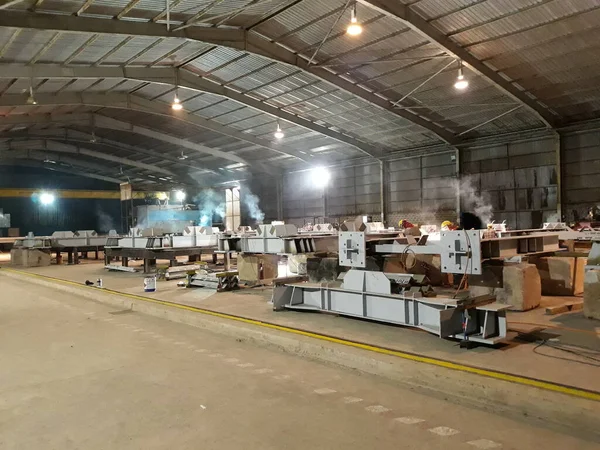 fabrication process in steel construction - Stock Image - Everypixel