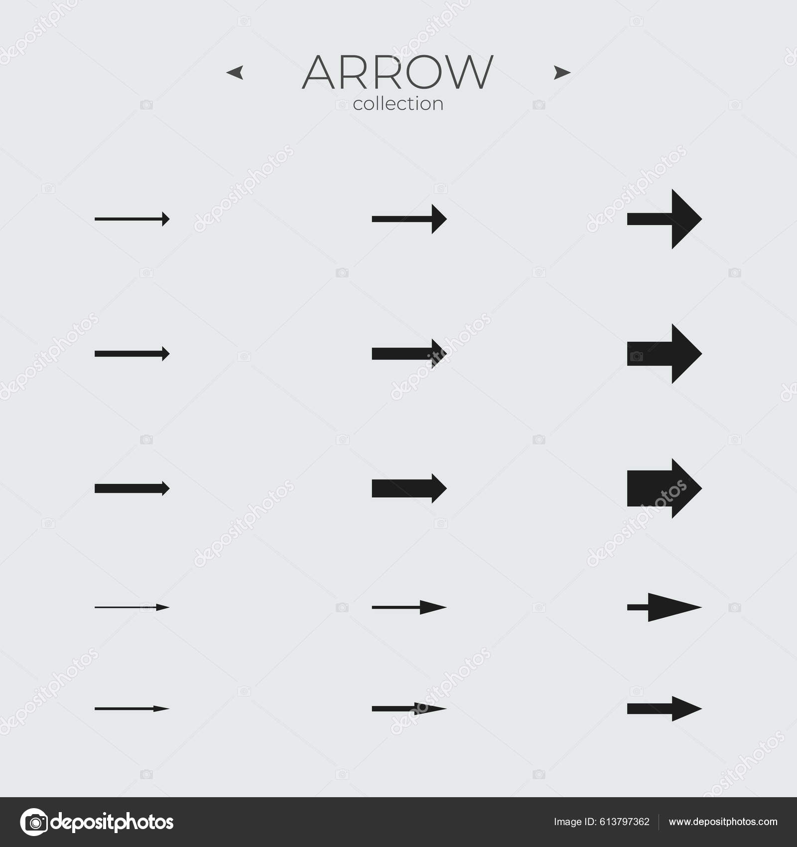 Modern Arrow Vector