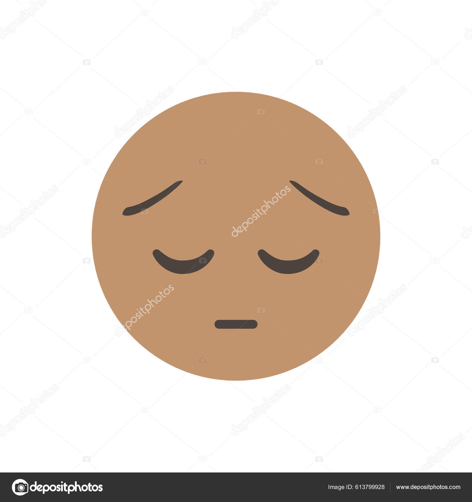 Wajah Sedih Sedih Sedih Emoticon Kuning Yang Lucu Tersenyum Emoticon ...