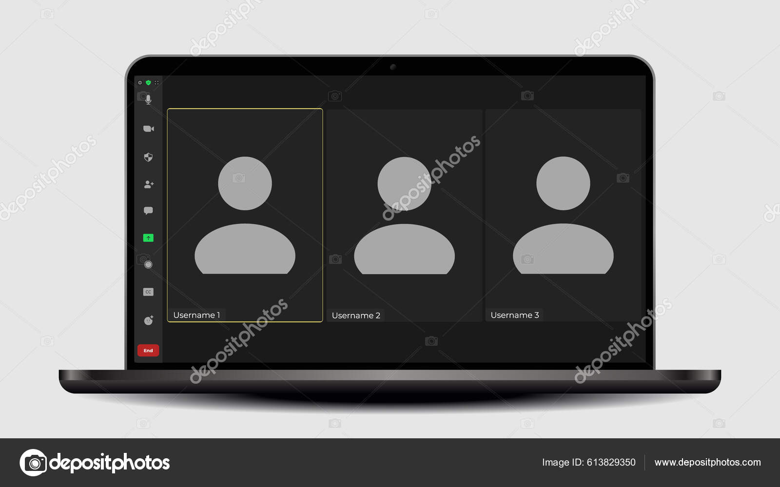 Video Conference Calls Window Overlay Application Calls Call Screen ...