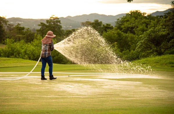 Watering golf courses Stock Photos, Royalty Free Watering golf courses ...