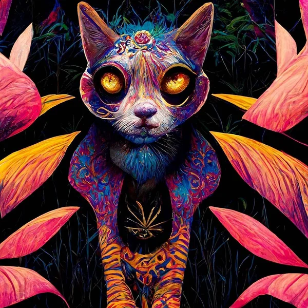 Trippy Cat Cover Photos For Facebook