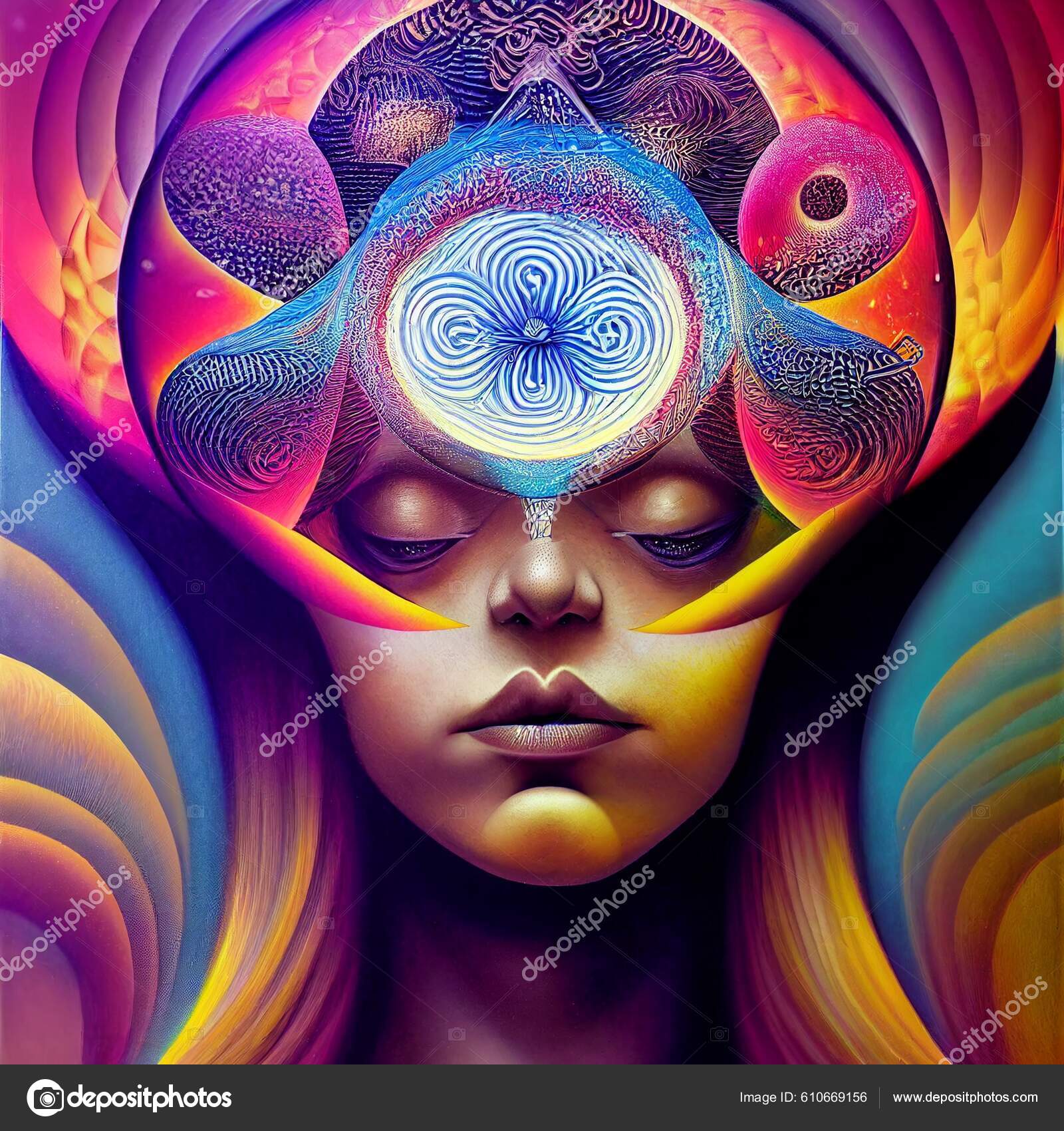 Trippy Third Eye Art