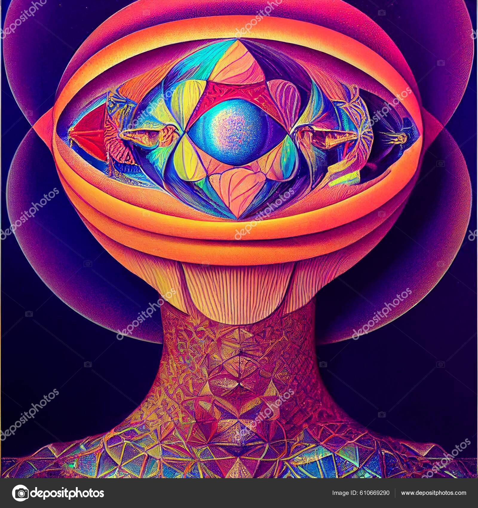 Trippy Third Eye Drawings
