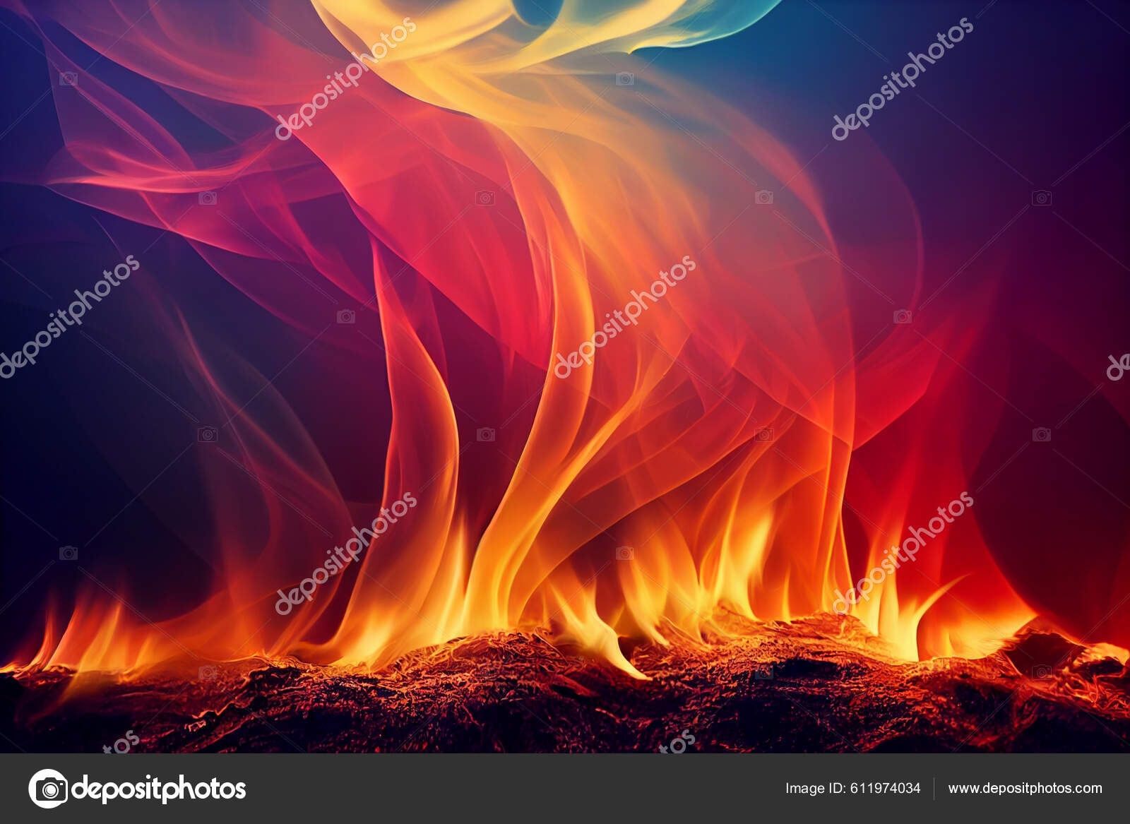 Colorful Fire Wallpapers