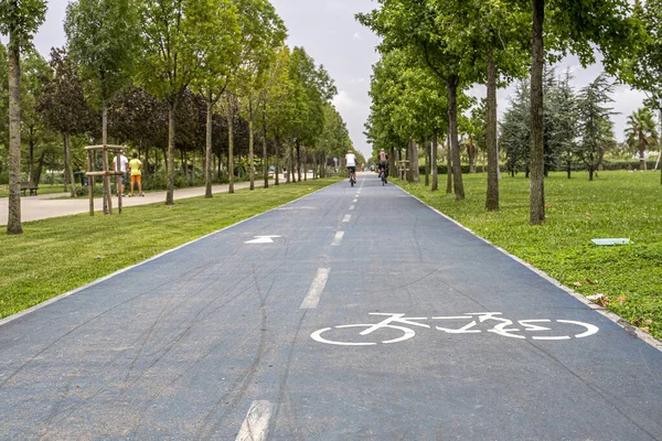 Bicycle lanes in park Stock Photos, Royalty Free Bicycle lanes in park ...