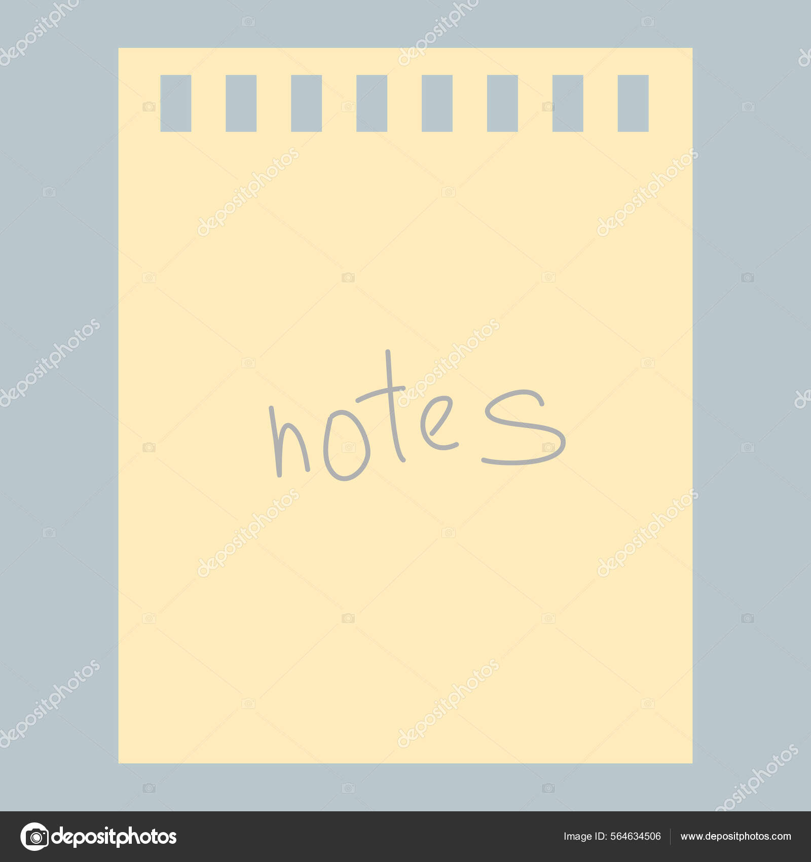 Cartoon sticky notes. Cute scrap from notepad for noting, coloured ...