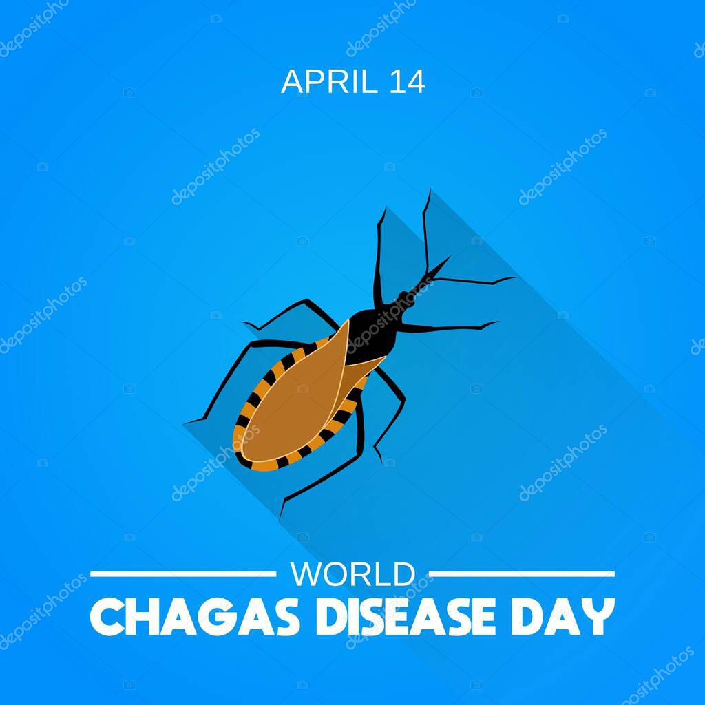 Día Mundial Enfermedad Chagas Vector Ilustración Vector de stock por ...