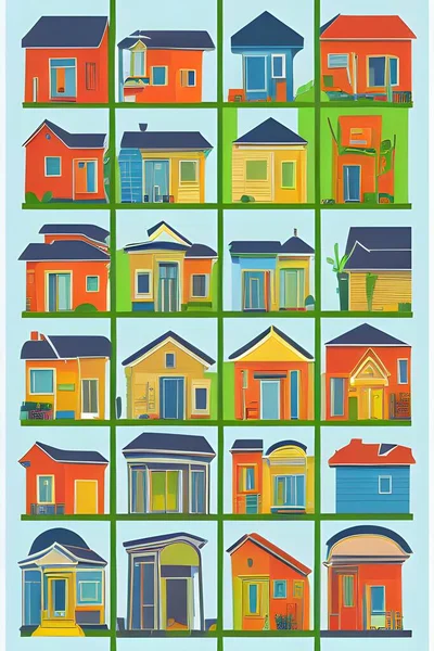 Illustration of a house. This highly detailed, simple and smooth ...