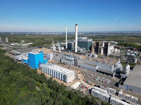 Paper Mill of UPM, located in the Hrth industrial park near the city of ...