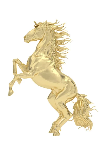 Golden horse Stock Photos, Royalty Free Golden horse Images | Depositphotos