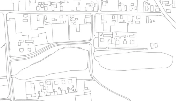 Part Urban Plan Town River Vector Abstract Topographic Map Your Stock ...