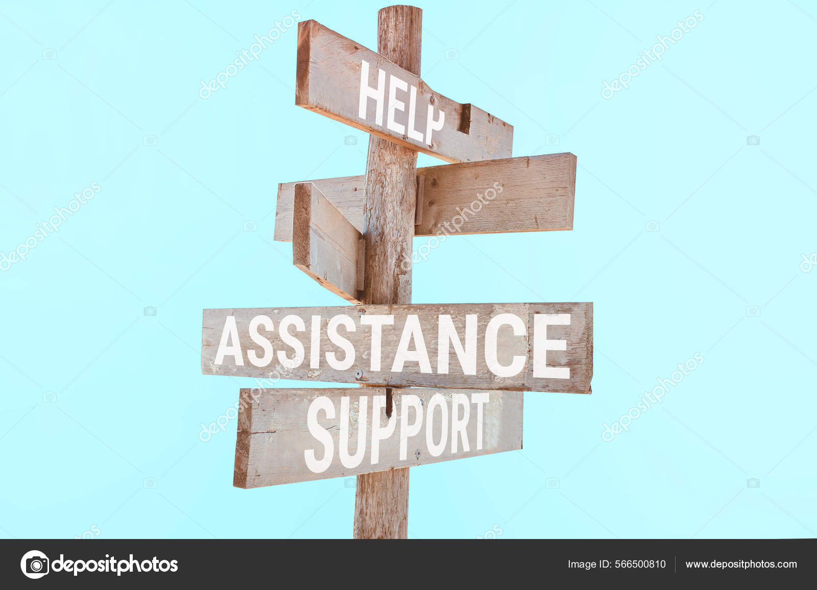 Wooden Road Sign Words Help Support Assistance — Stock Photo © Kateryna ...