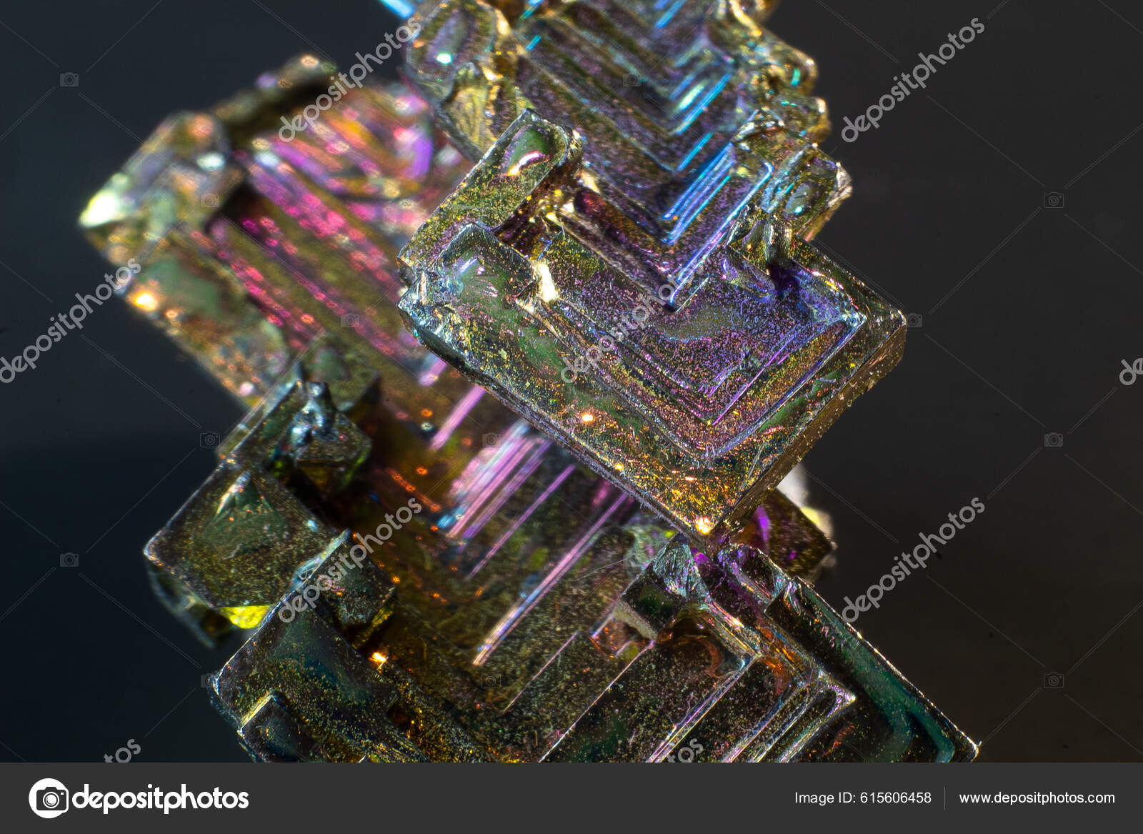 Natural Bismuth Crystals