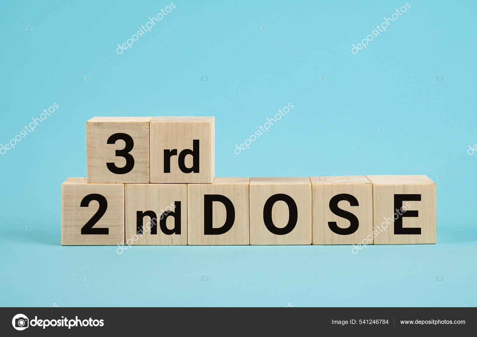 Symbol for a 3rd booster vaccination against the corona virus. Covid-19 ...