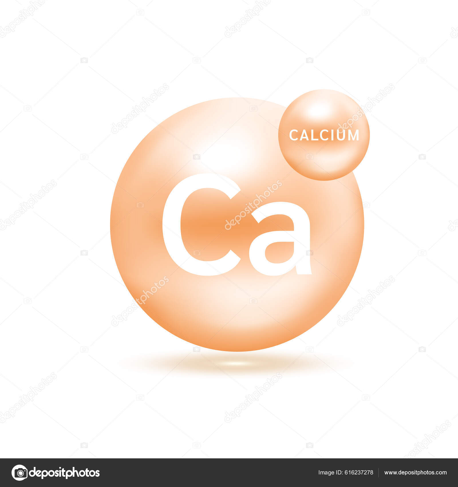 Calcium Molecule Model