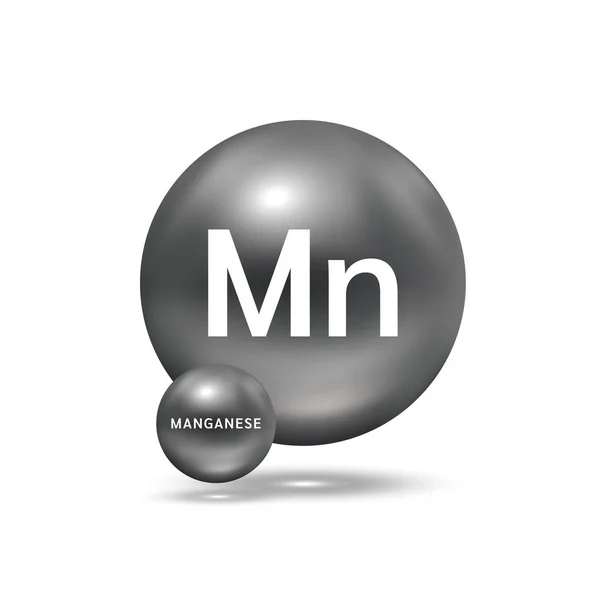 Manganese Symbol Black And White
