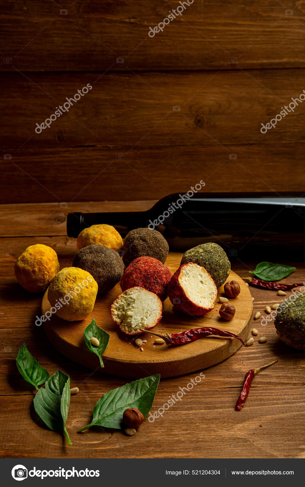 Composition Different Types Sliced Cheese Hard Mature Cheese Mold ...