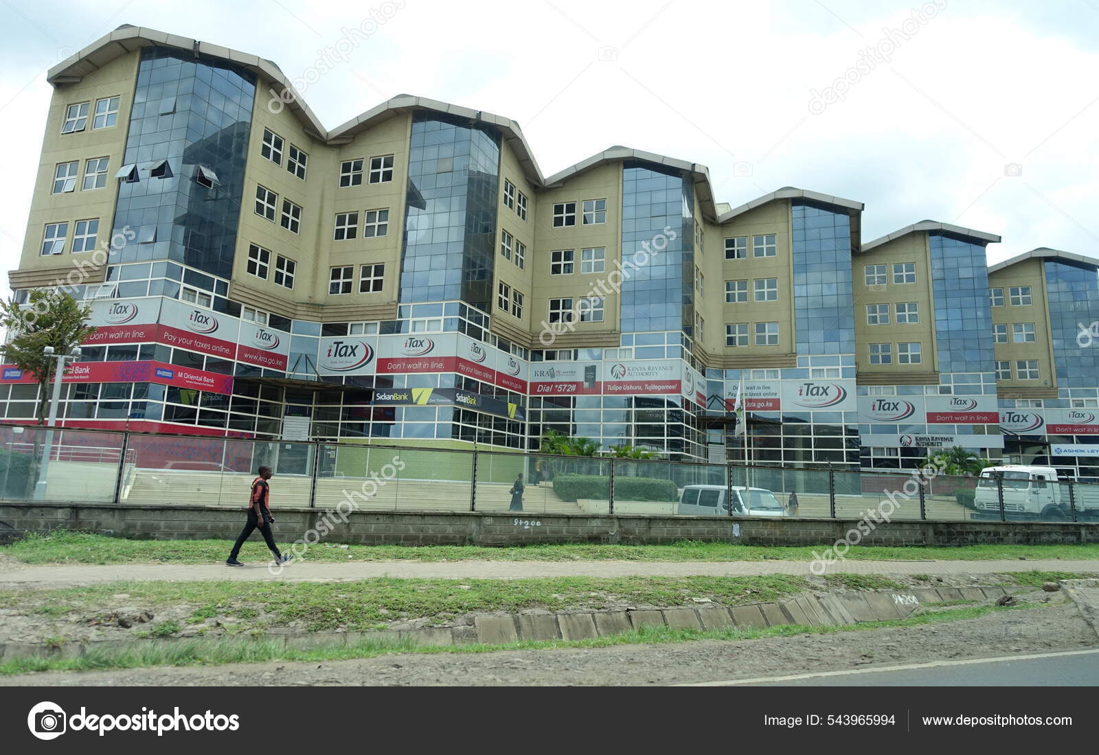 Nairobi Kenya April 2018 Modern Offices Buildings Seen City Centre ...