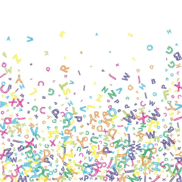 Floating letters Vector Images | Depositphotos