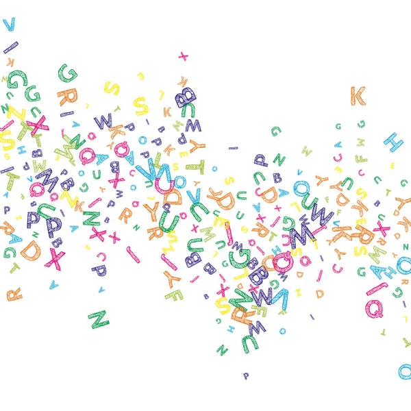 Floating letters Vector Images | Depositphotos