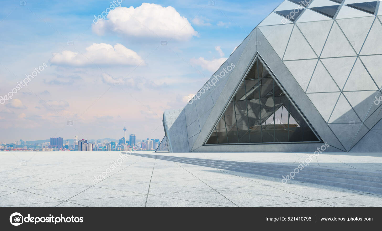 Modern Triangle Building