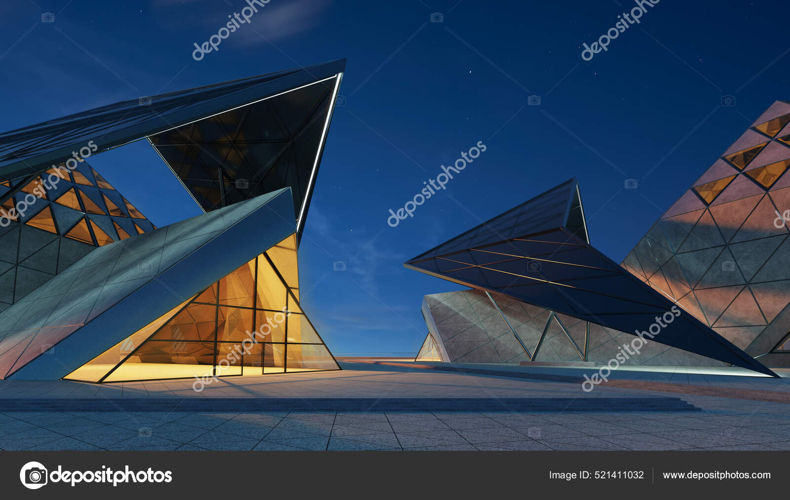Triangle Shaped Building