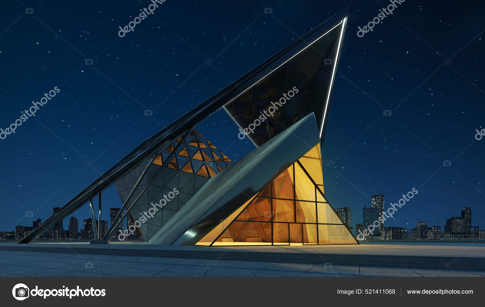 Triangle Shaped Building