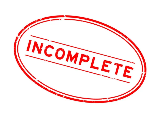 Red Color Corner Label Banner Word Incomplete Gray Background Stock ...