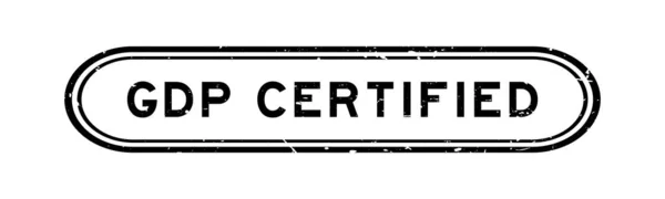 Grunge red GDP (Good distribution practice) certified round rubber ...