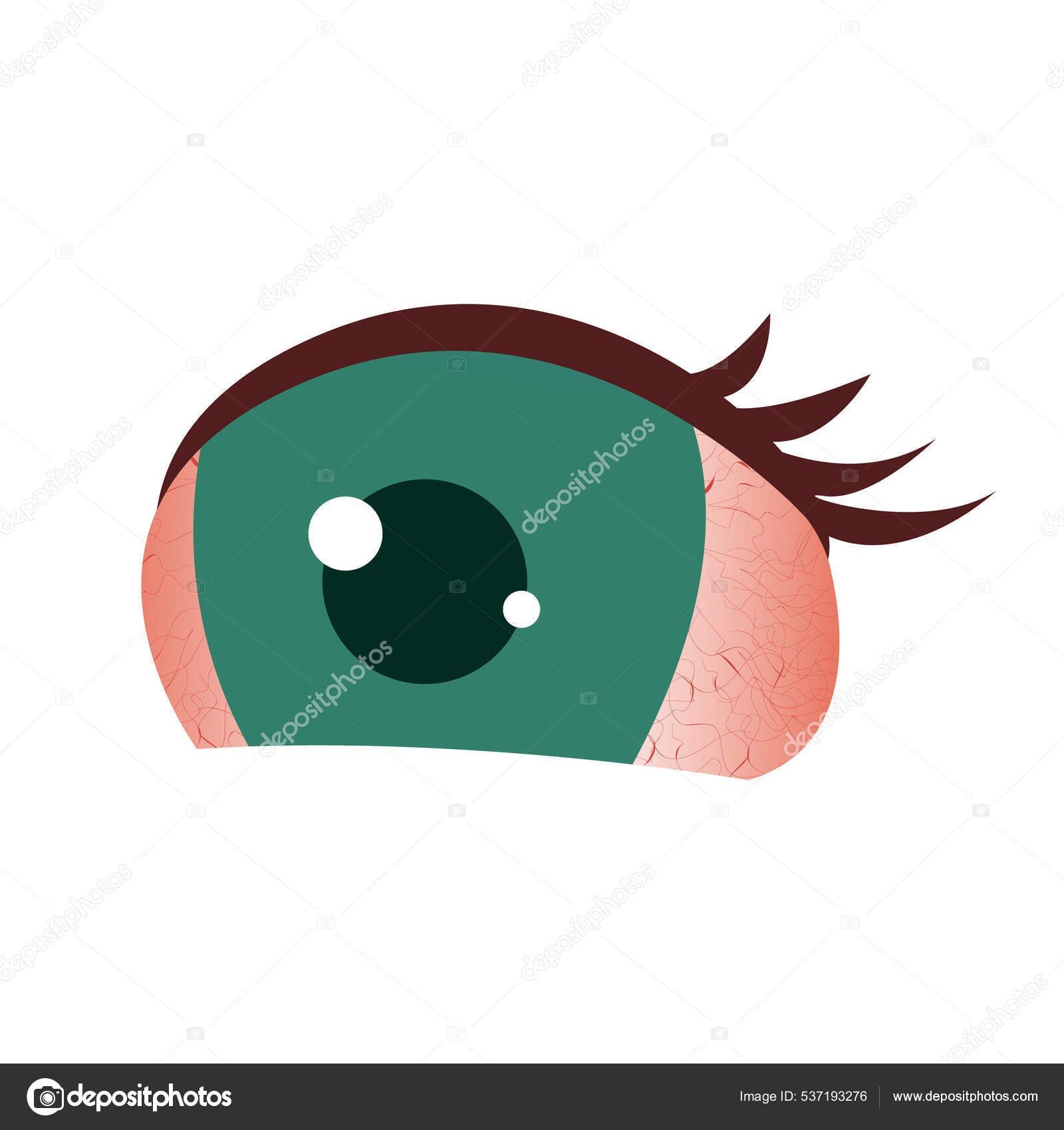 Eye Side View Cartoon