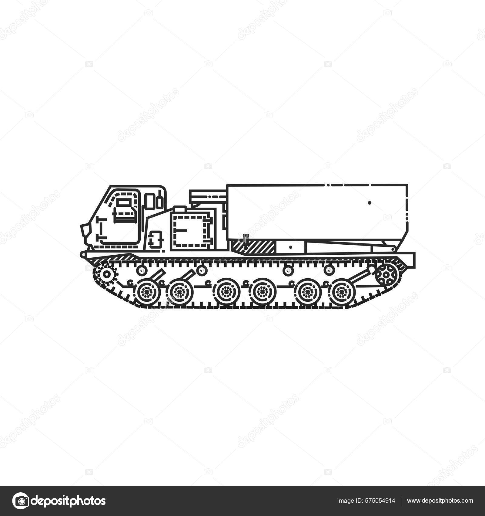 Combat Vehicle Mlrs M270 Himars Military Missile Tactical Artillery ...