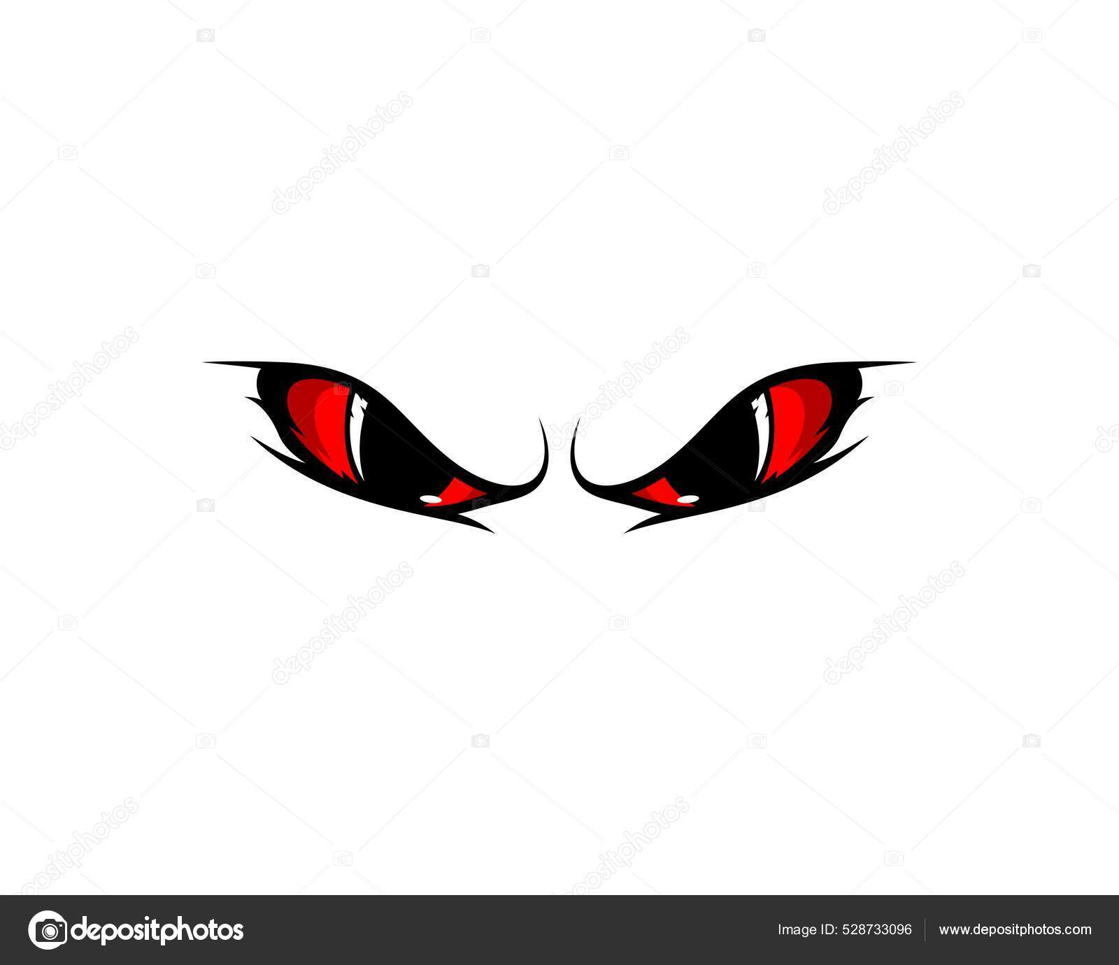 Ojos Enojados Vector Ilustración Logo Vector de stock por ©skyace 528733096